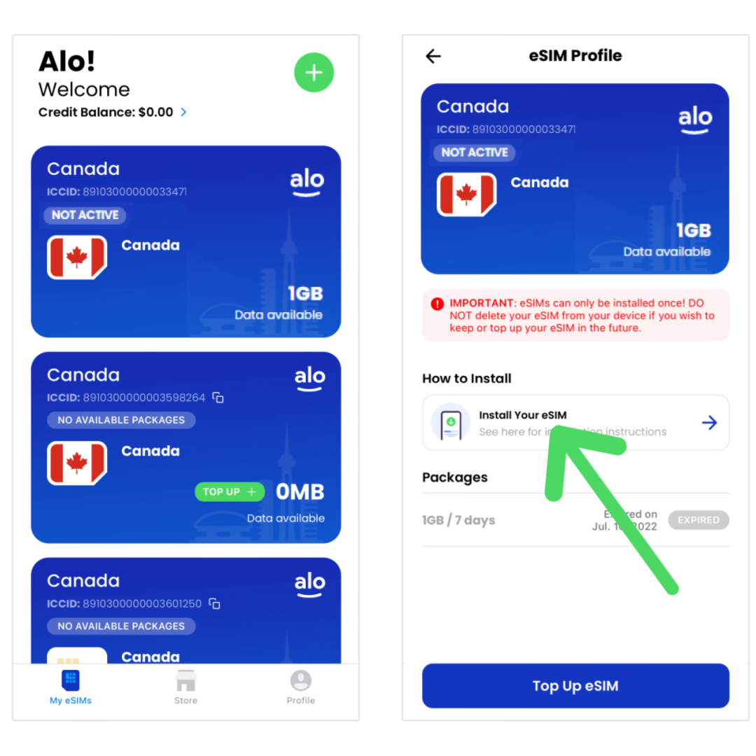 How do I install eSIM on my iPhone or iPad? – aloSIM Support